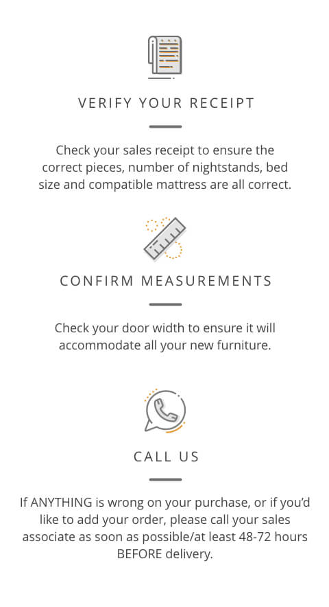 Before Delivery Tips Mattresses | Ashley