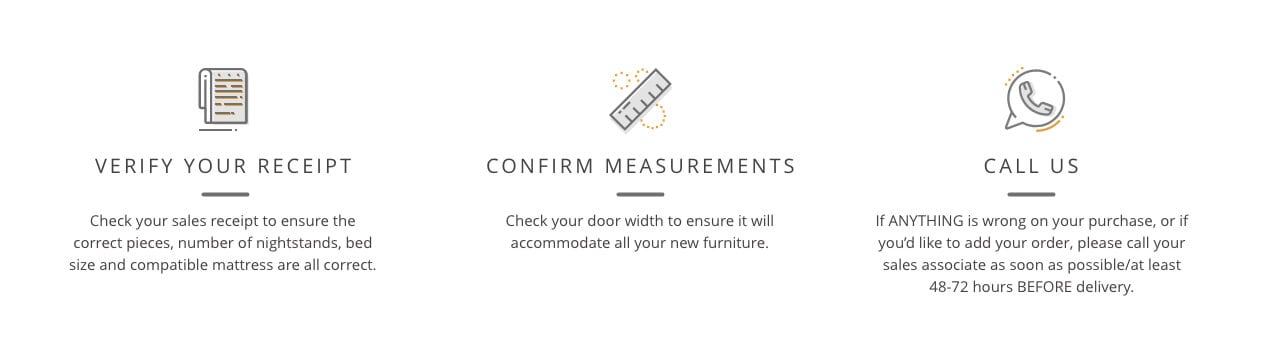 Before Delivery Tips Mattresses | Ashley