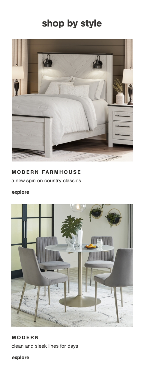 Shop by Style | Ashley