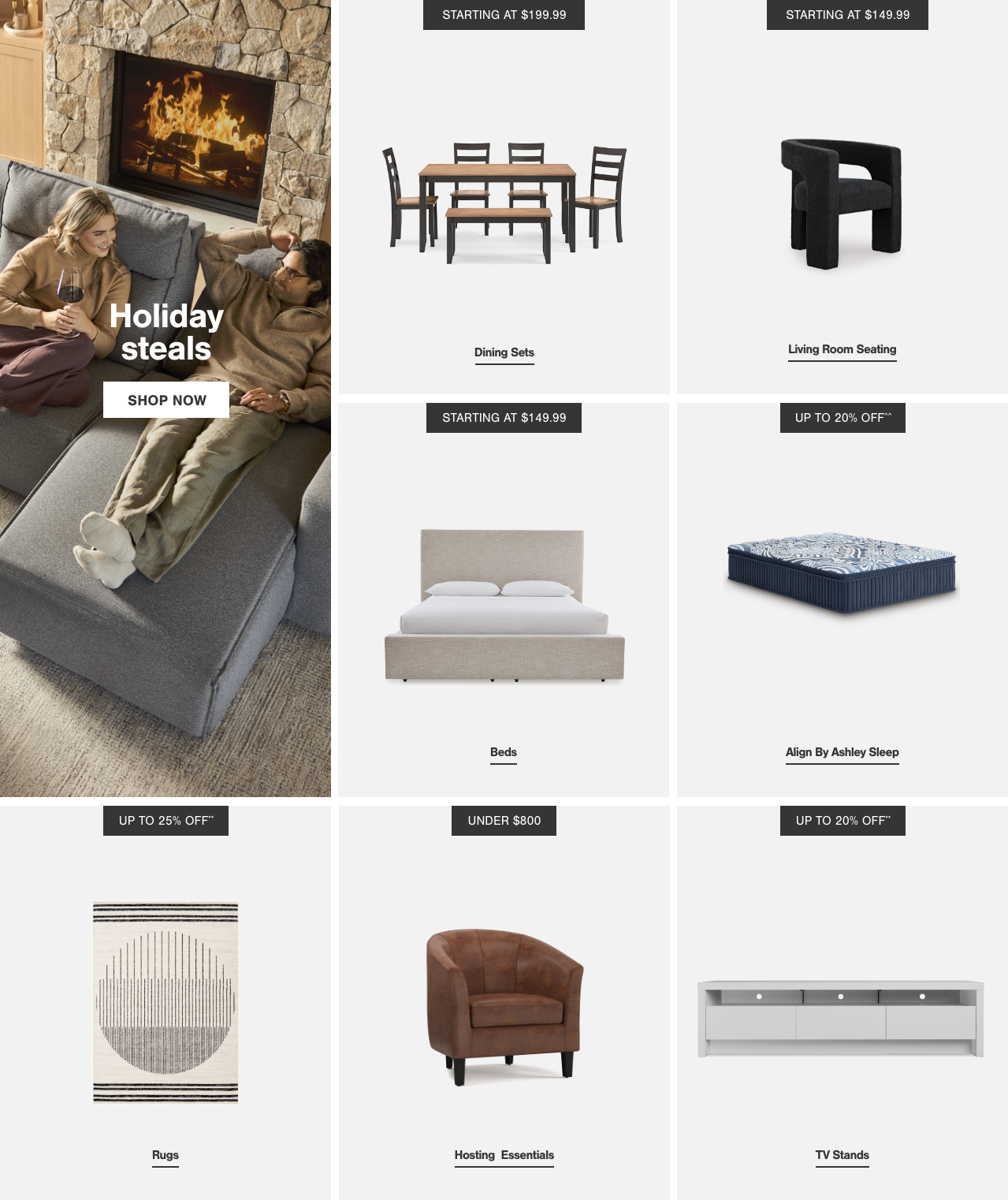Deals on Furniture, Decor, Lighting, and More | Ashley
