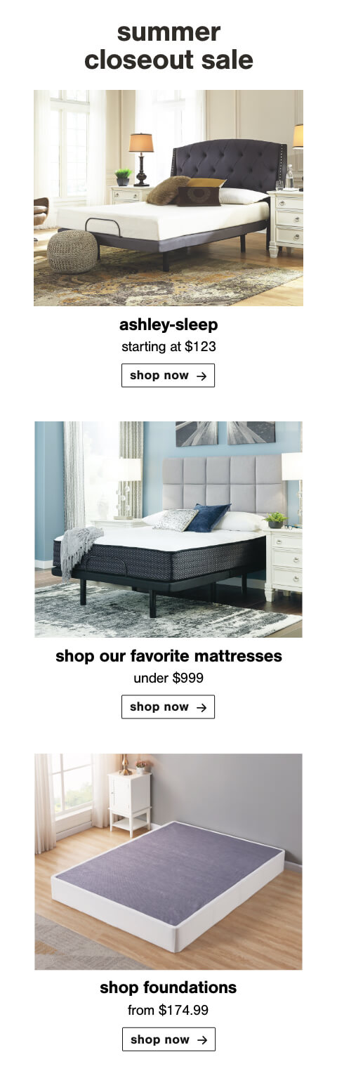 Mattresses | Ashley Furniture HomeStore