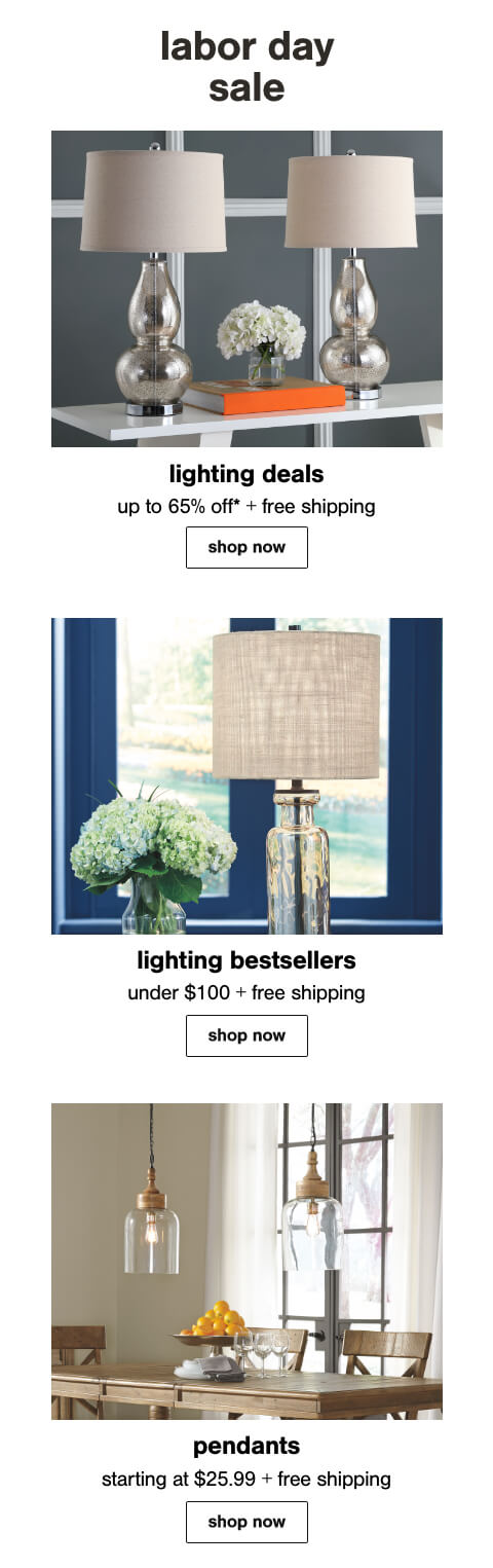 Lighting | Ashley Furniture HomeStore